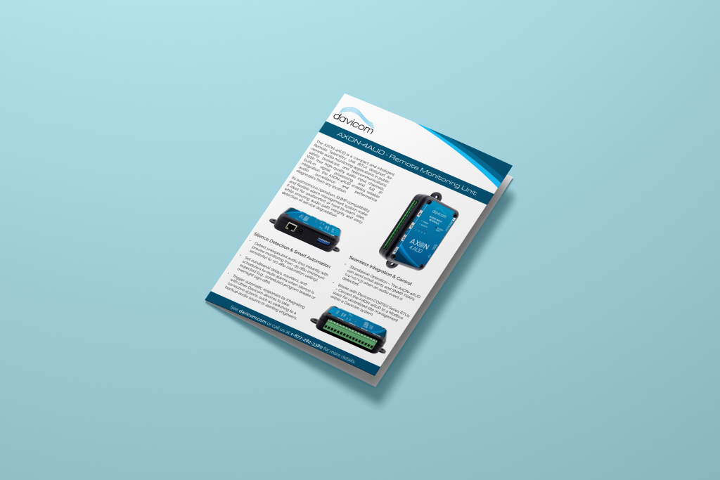 New AXON-4AUD Datasheet Now Available - Davicom Official Website
